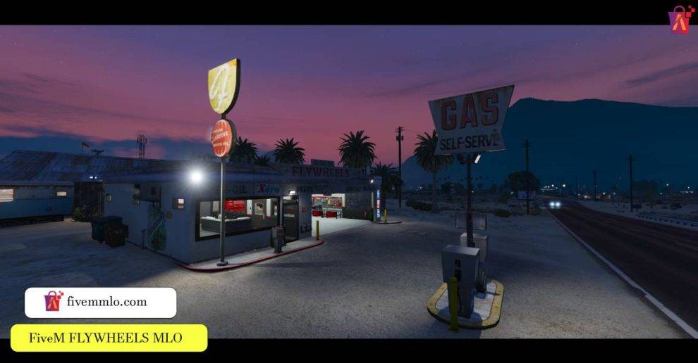FiveM FLYWHEELS Garage MLO | Fivem Gas Station MLO - FiveM Mlo Store