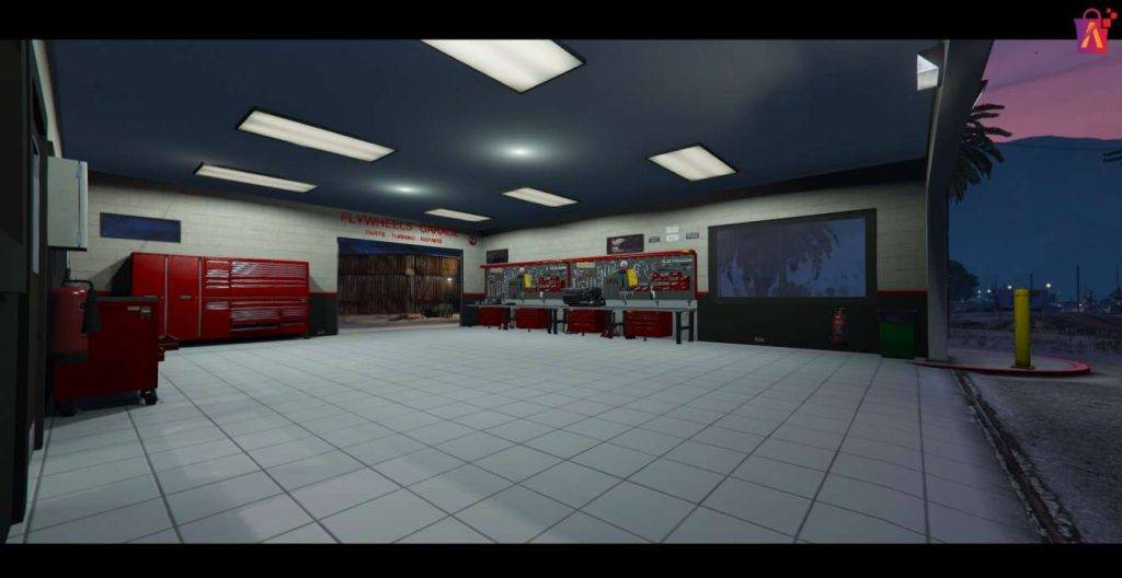 FiveM FLYWHEELS Garage MLO | Fivem Gas Station MLO - FiveM Mlo Store