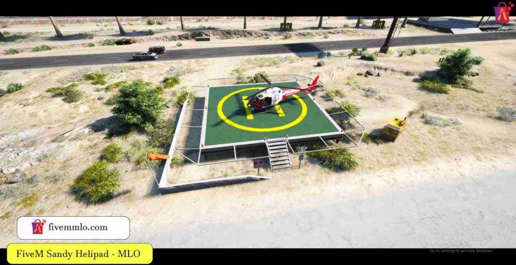 FiveM Sandy Helipad Station MLO - FiveM Mlo Store